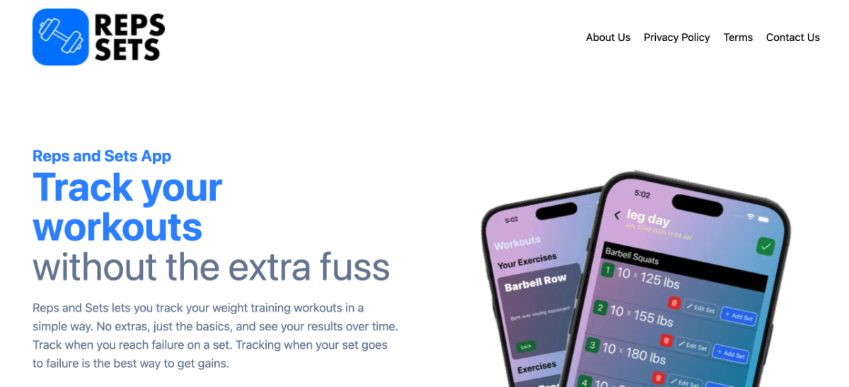 Reps and Sets - Ultimate Workout Tracker App
